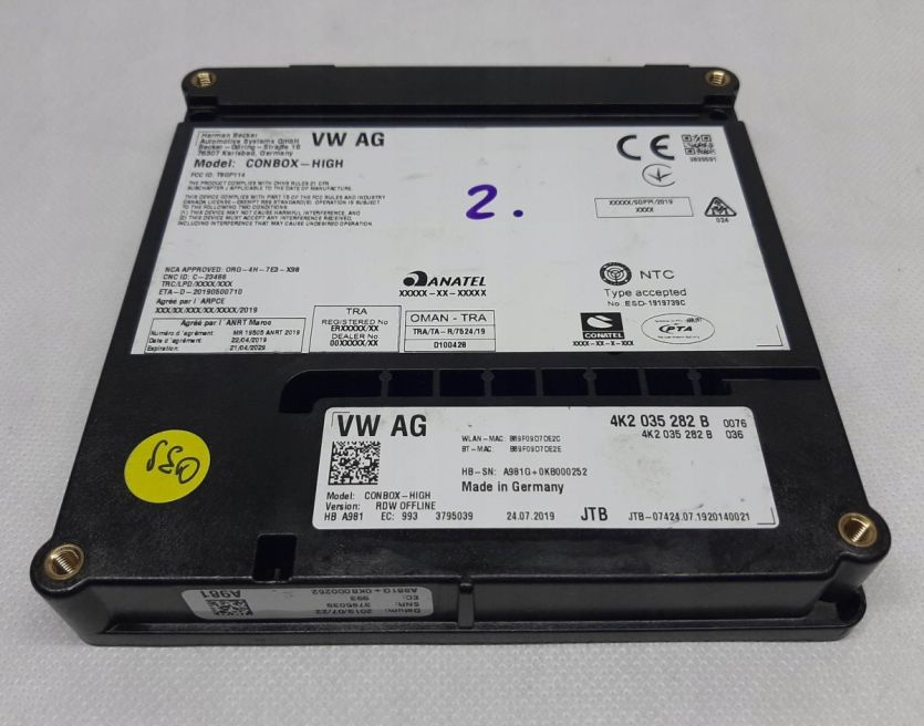 Audi Sterownik Moduł SOS 4K2035282B NOWY